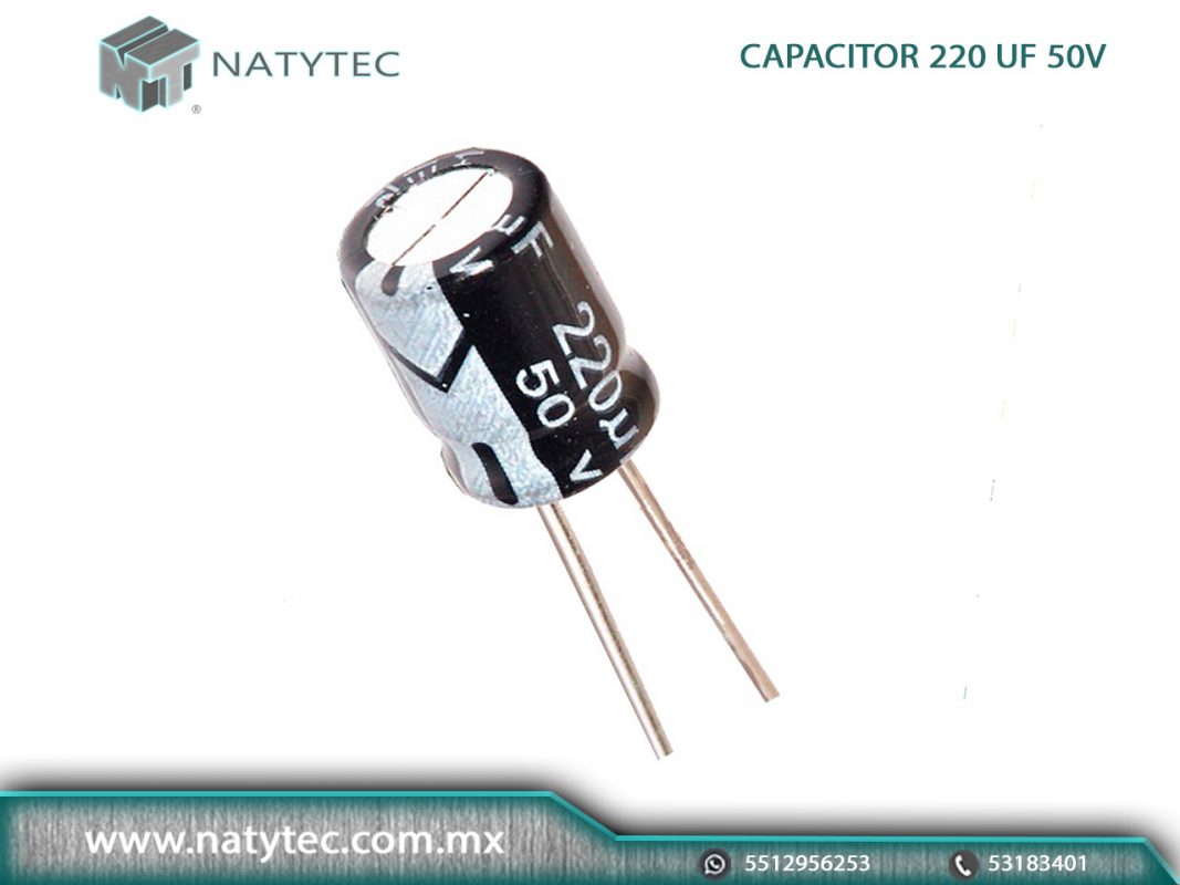 CAPACITOR 220UF 50V - CNC ROUTER MÉXICO